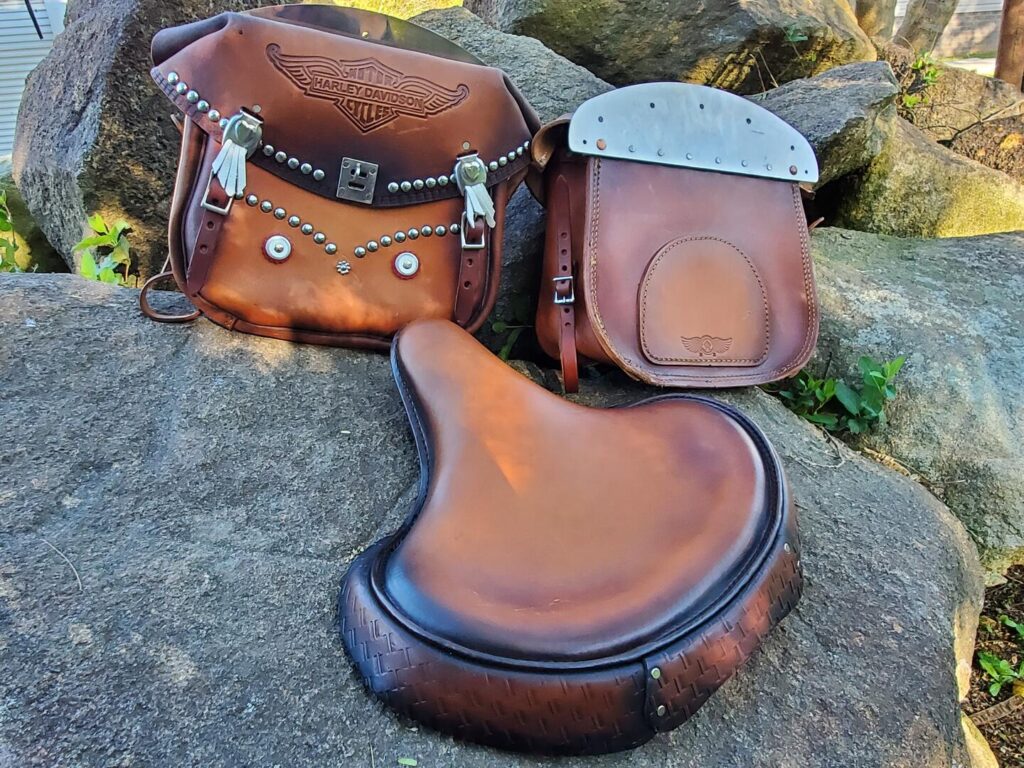 Custom Leather Gallery - Saddle Bags, Custom Leather Motorcycle ...